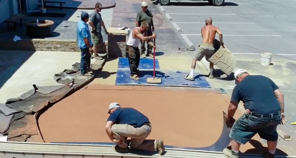 Stamped concrete workshop in Maryland and Virginia