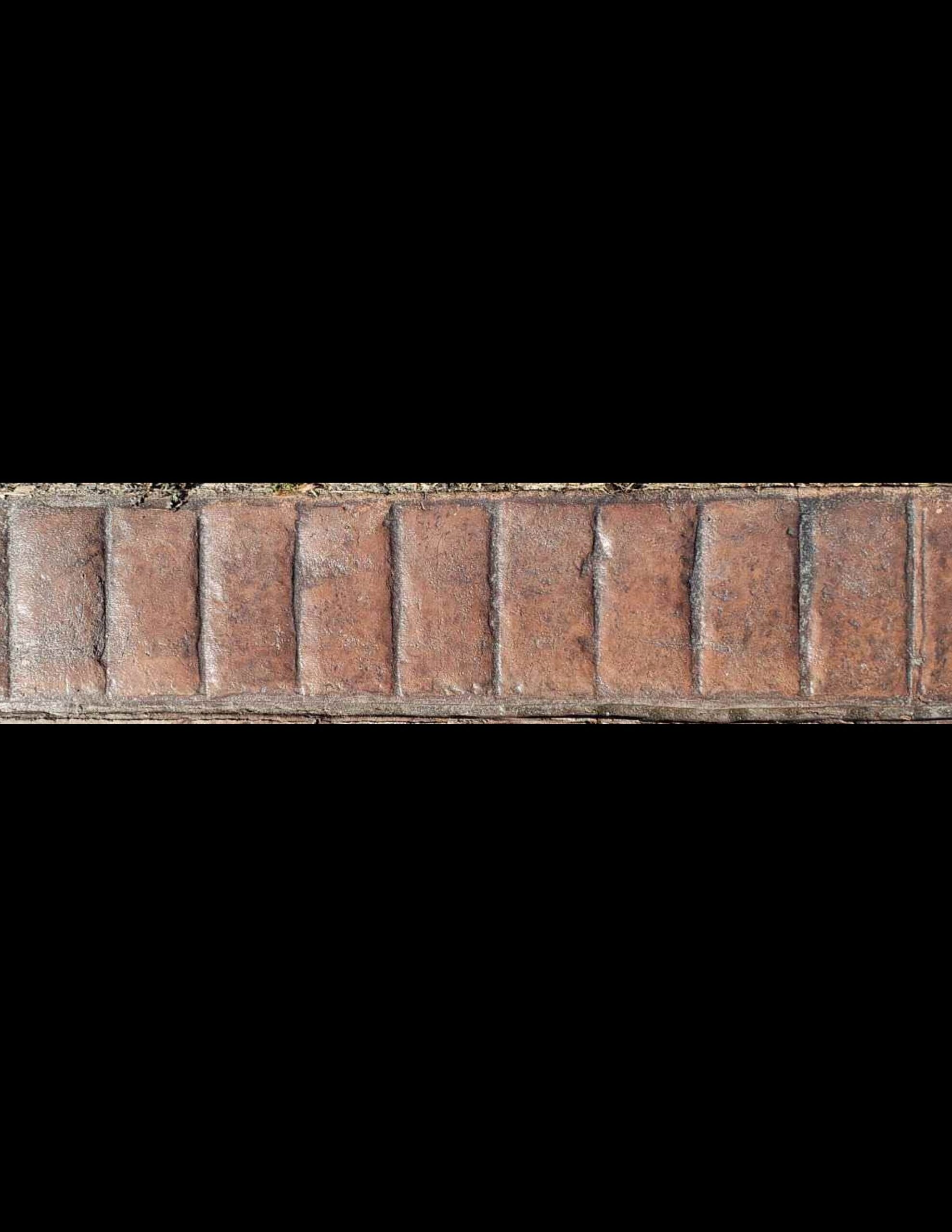 STAMPCRETE SOLDIER COURSE BRICK BORDER - Tri-County Concrete Supply